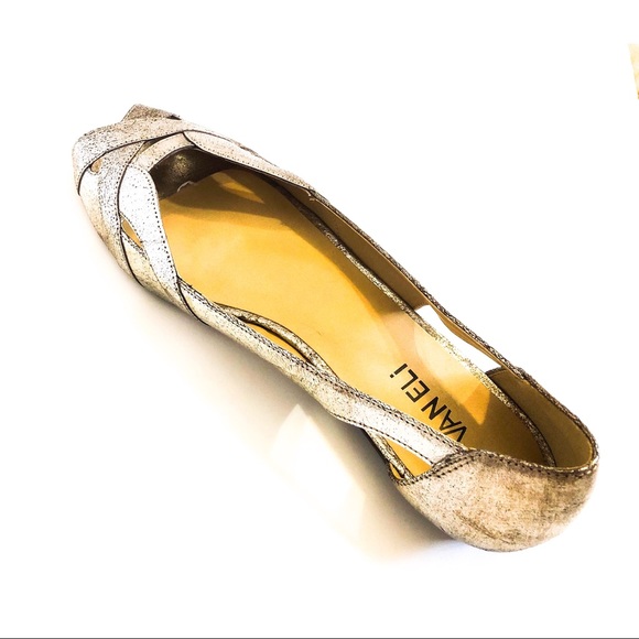 Vaneli | Shoes | Vaneli Andi Flat Shoes In Pewter Metallic Color | Poshmark